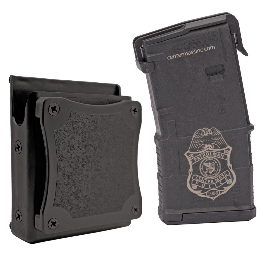 MOLLE Patrol Rifle® Integrated Magazine Pouch with Custom Engraved P ...