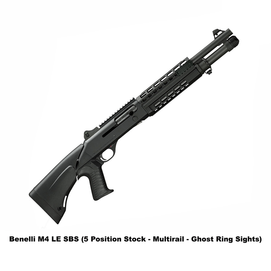 Benelli 11729 | Benelli M4 LE SBS (5 Position Stock - Multirail - Ghost ...