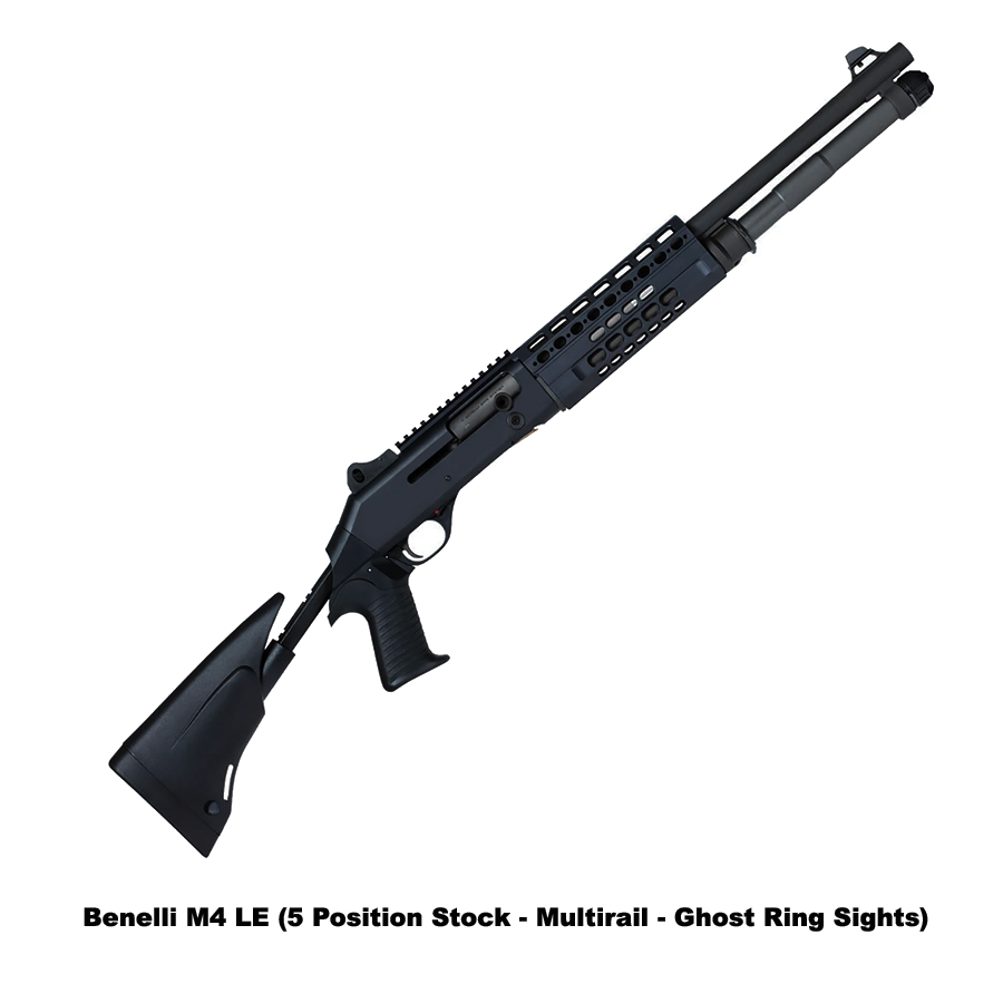Benelli 11714 | Benelli M4 LE (5 Position Stock - Multirail - Ghost ...