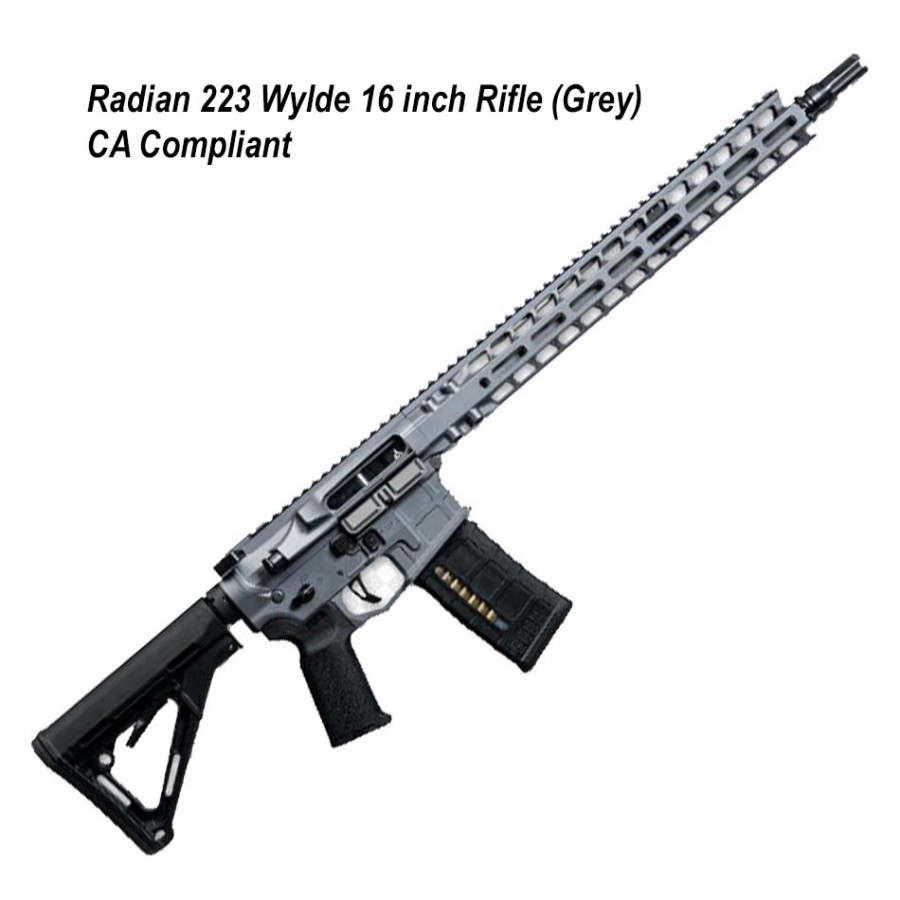 Radian Model 1 Rifle 223 Wylde 16 inch (Radian Grey - CA Compliant ...