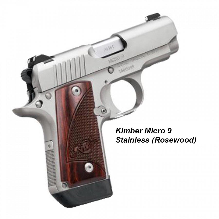 Kimber Micro 9 Stainless | Kimber Micro 9 Stainless (Rosewood Grip ...