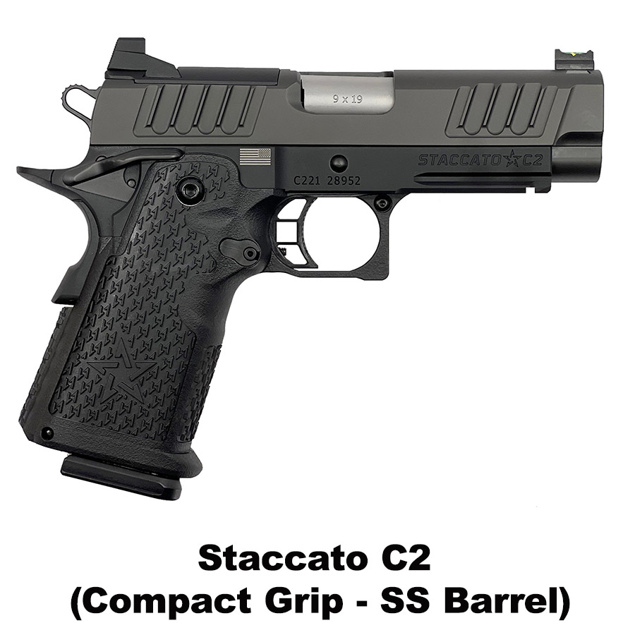 Staccato C2 (SS Barrel) | Staccato 2011 C2 DUO/DPO Optics Ready - SS ...