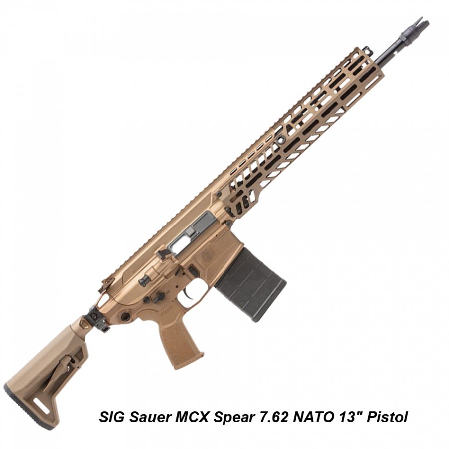 SIG Sauer MCX Spear 7.62 NATO 13" Pistol | Sig MCX Spear | Sig MCX ...