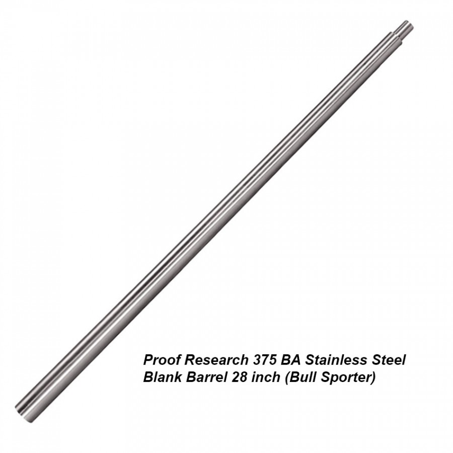 Proof Research 375 BA Stainless Steel Blank Barrel 28 inch (Bull ...