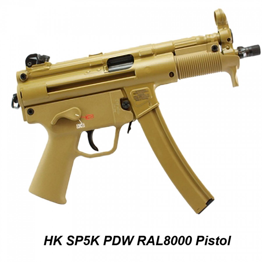 Heckler Koch SP5K PDW RAL8000 Pistol | HK SP5K : Sale - XGAguns.com