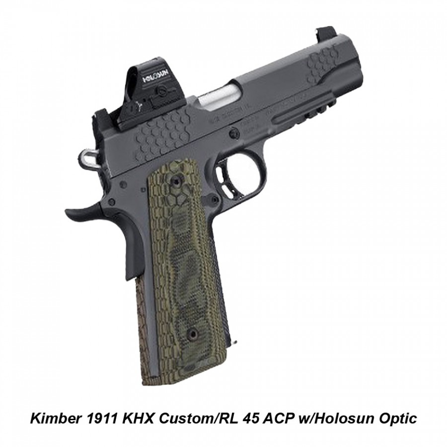 Kimber 1911 KHX Custom/RL 45 w/Holosun Optic | Kimber 1911 : Sale ...