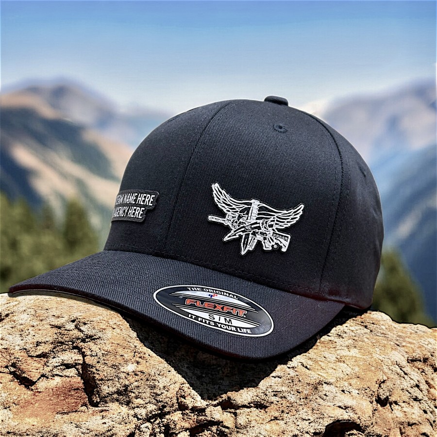 SWAT Operator Patch Flex Fit Hat with Agency | Center Mass, Inc