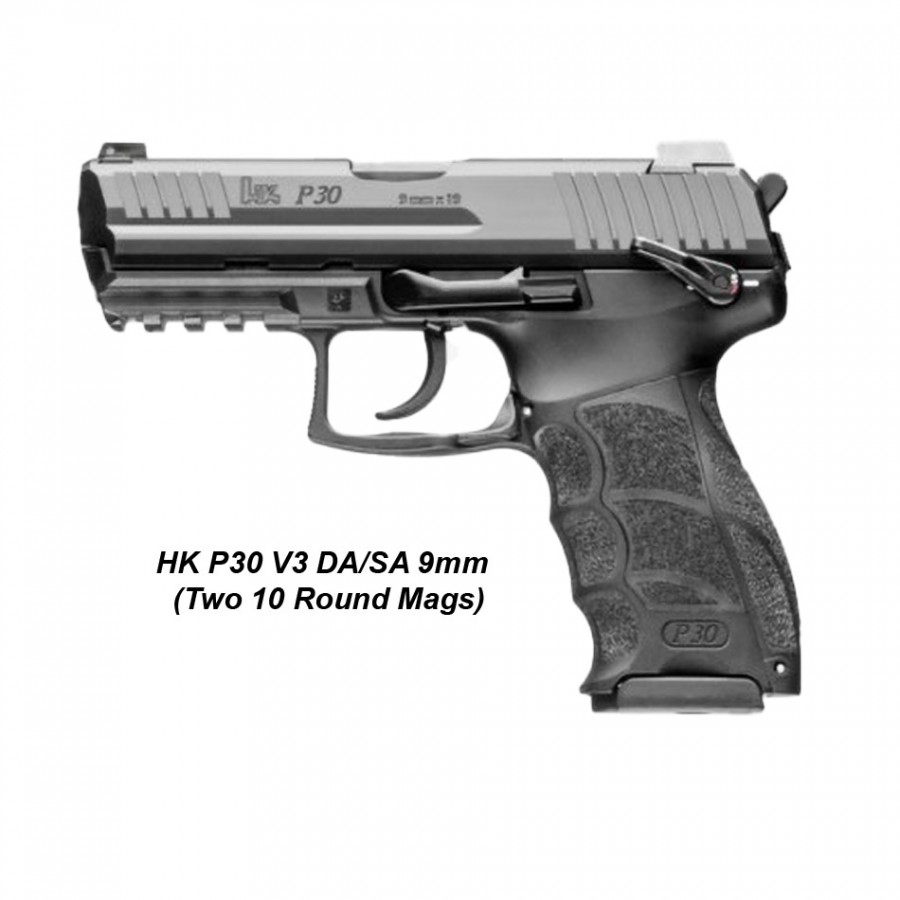 HK P30 V3 DA/SA 9mm (Two 10 Round Mags) | HK P30 : for Sale - XGAguns.com