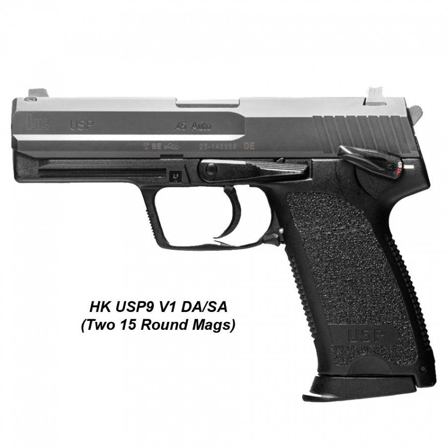 HK USP9 V1 DA/SA (Two 15 Round Mags) | HK USP : for Sale - XGAguns.com