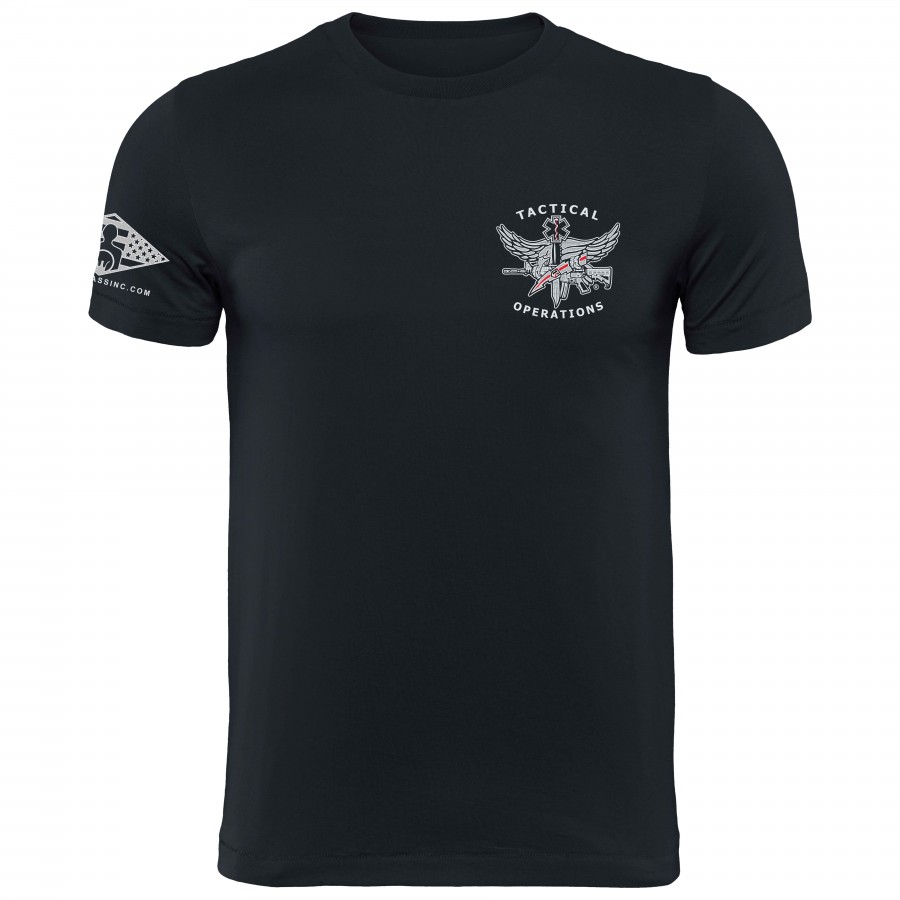 Black Tactical Operations SWAT Medic TShirt | Center Mass, Inc