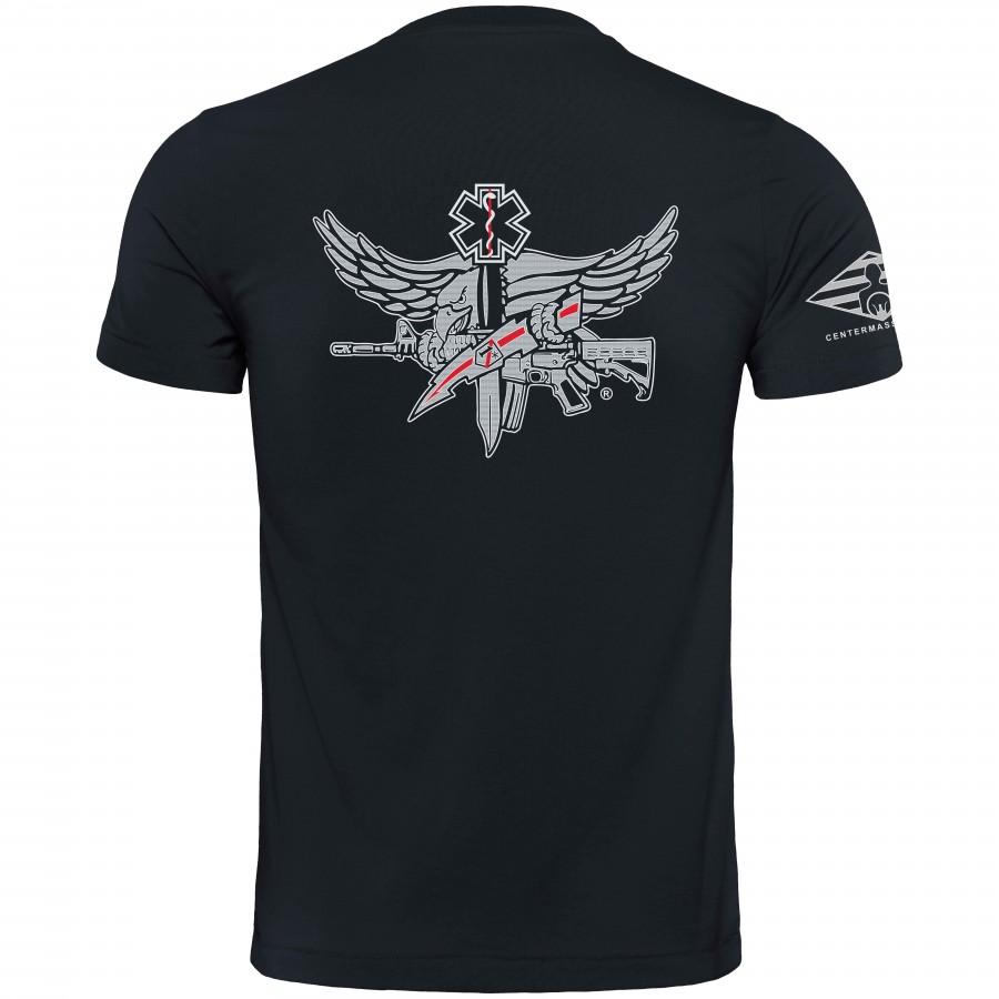 Black Tactical Operations SWAT Medic TShirt | Center Mass, Inc