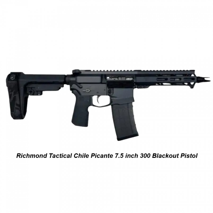 Richmond Tactical Chile Picante 7.5 inch 300 Blackout Pistol (OD Green ...