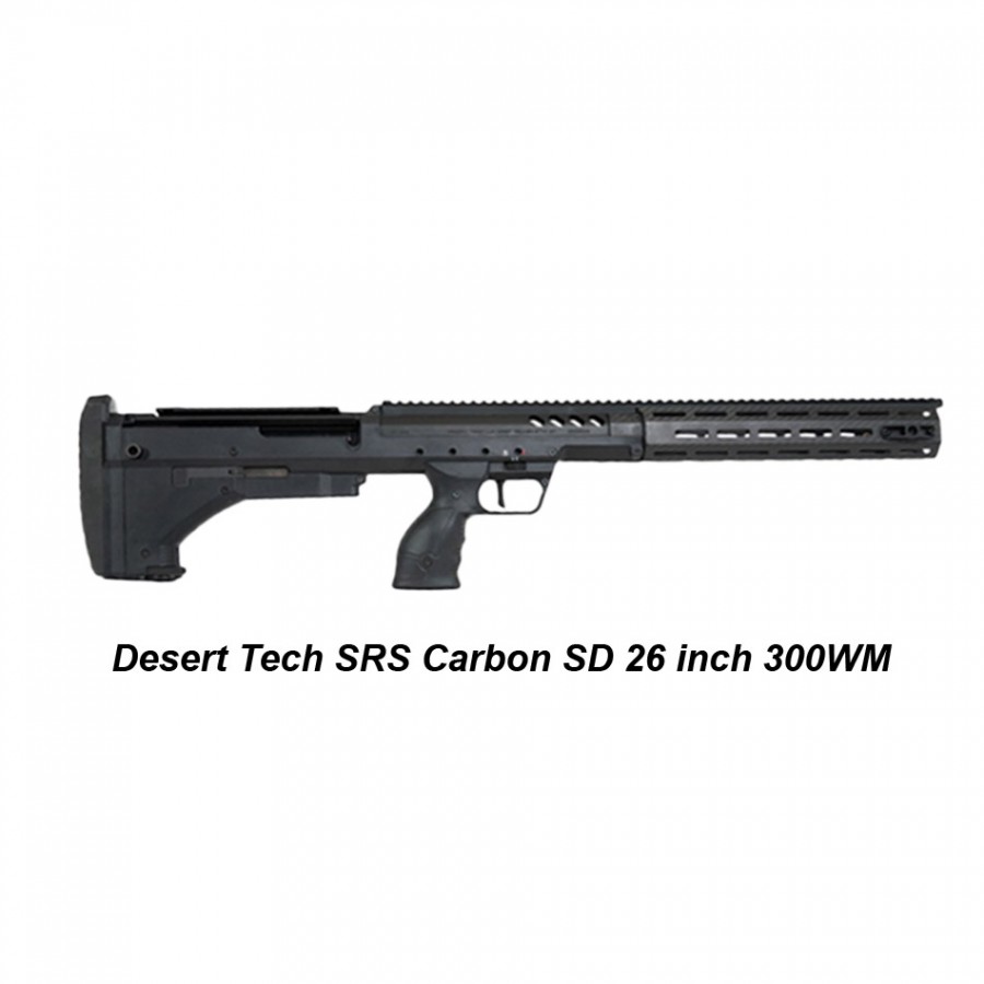 Desert Tech SRS Carbon SD 26 inch 300 Win Mag (Black) | Desert Tech SRS ...