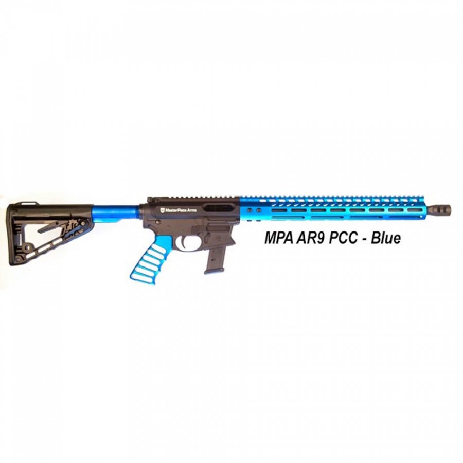 MPA AR9 PCC (Pistol Caliber Carbine) Blue